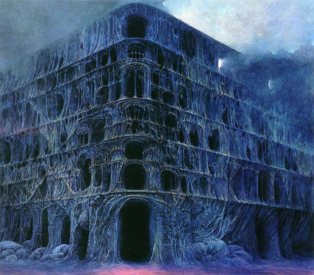 Zdzisław Beksiński: Terrifying Visions Of Hell By Murdered Polish ... Zdzisław Beksiński: Terrifying Visions Of Hell By Murdered Polish ...