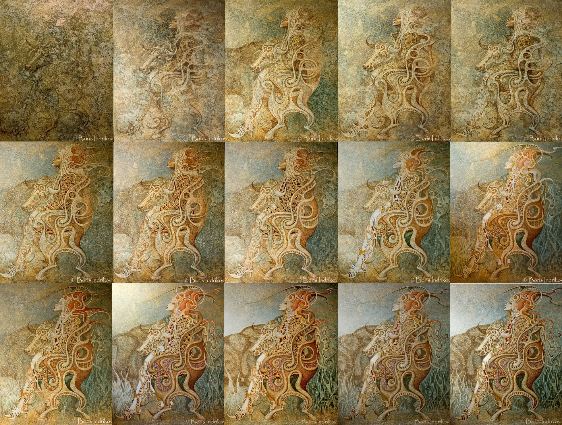 Boris Indrikov: Art Deco Surrealism • Lazer Horse